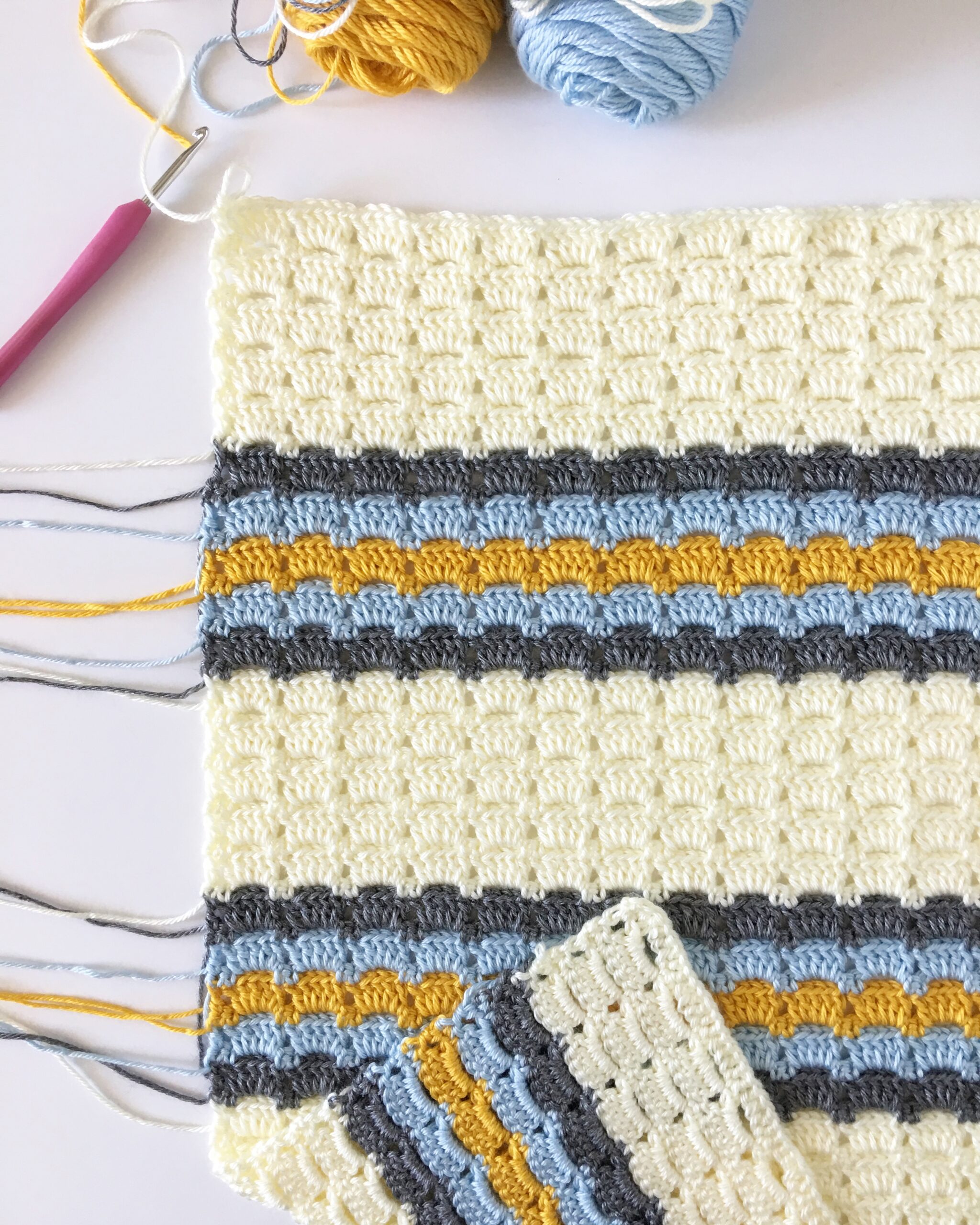 40 Free Modern Crochet Baby Boy Blanket Patterns - Daisy Farm Crafts