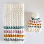 Berry and Mesh Stitch Hat with Caron Simply Soft - Daisy Farm Crafts