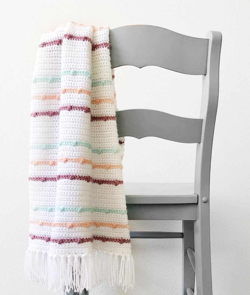 Crochet Boho Berry Stitch Blanket - Daisy Farm Crafts