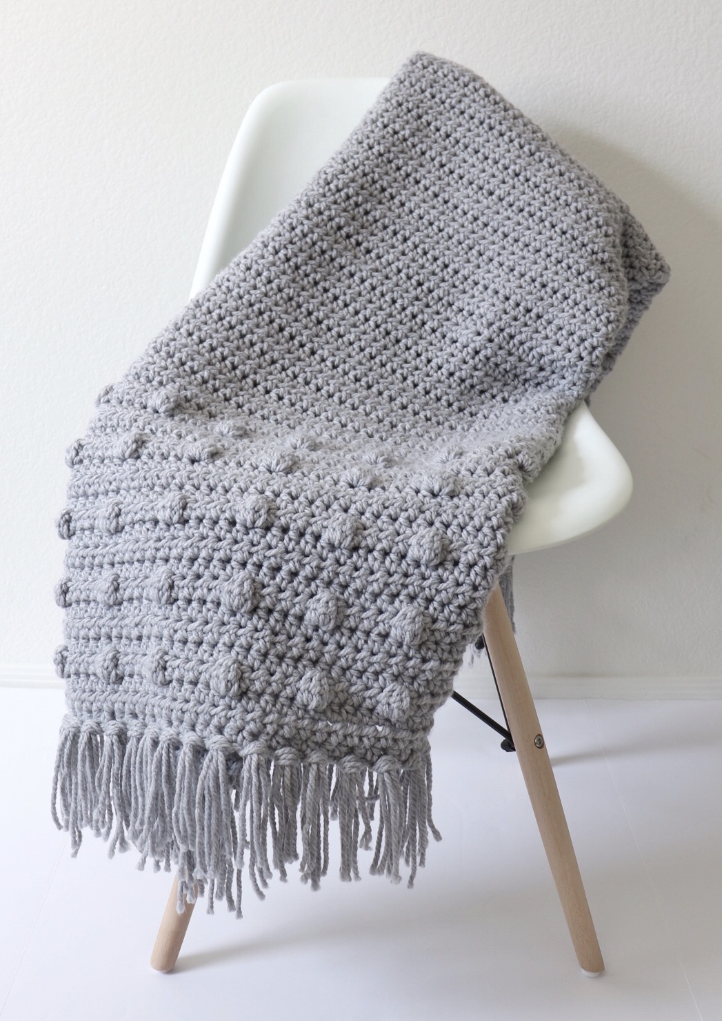 Crochet Dotted Edge Throw - Daisy Farm Crafts