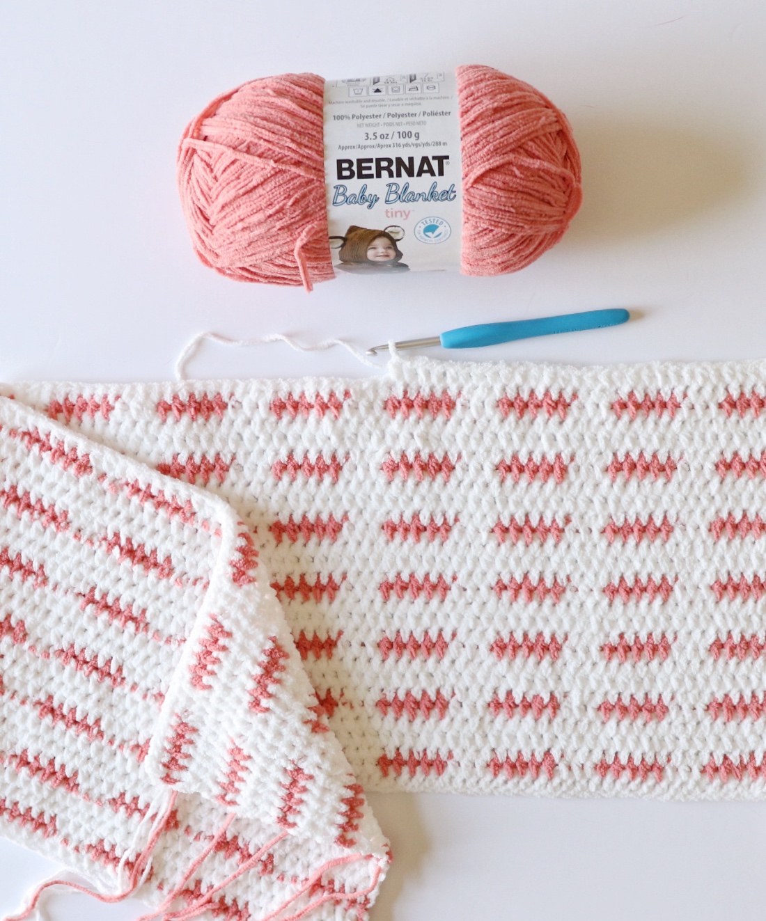 Crochet Modern Dash Baby Blanket - Daisy Farm Crafts