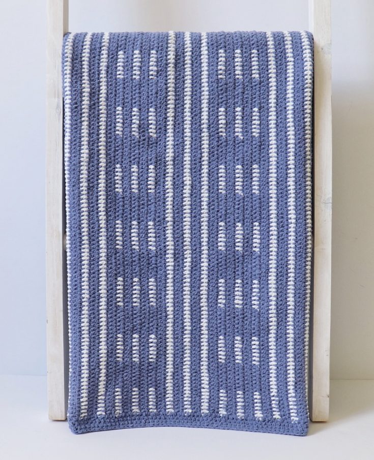 Crochet Lines and Dashes Blanket - Daisy Farm Crafts