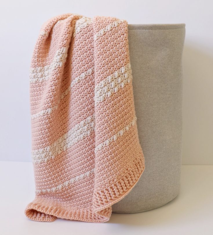 Crochet Berry and Mesh Baby Blanket - Daisy Farm Crafts