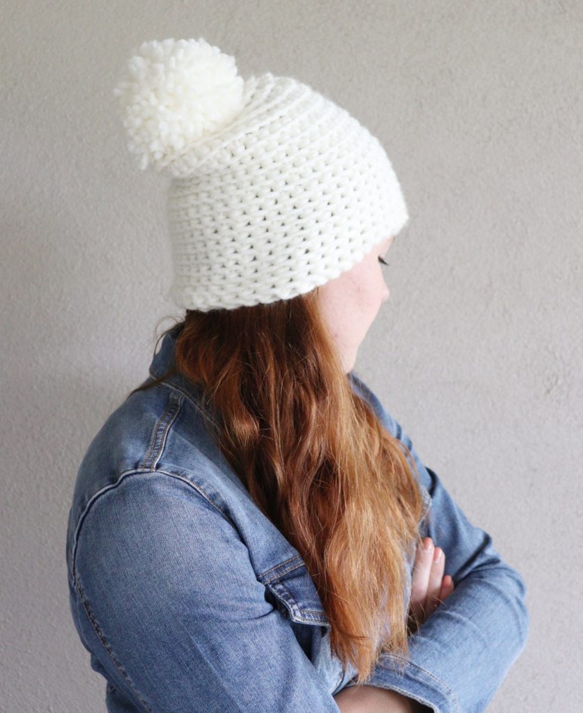 Spiral Front Loop Single Crochet Hat - Daisy Farm Crafts