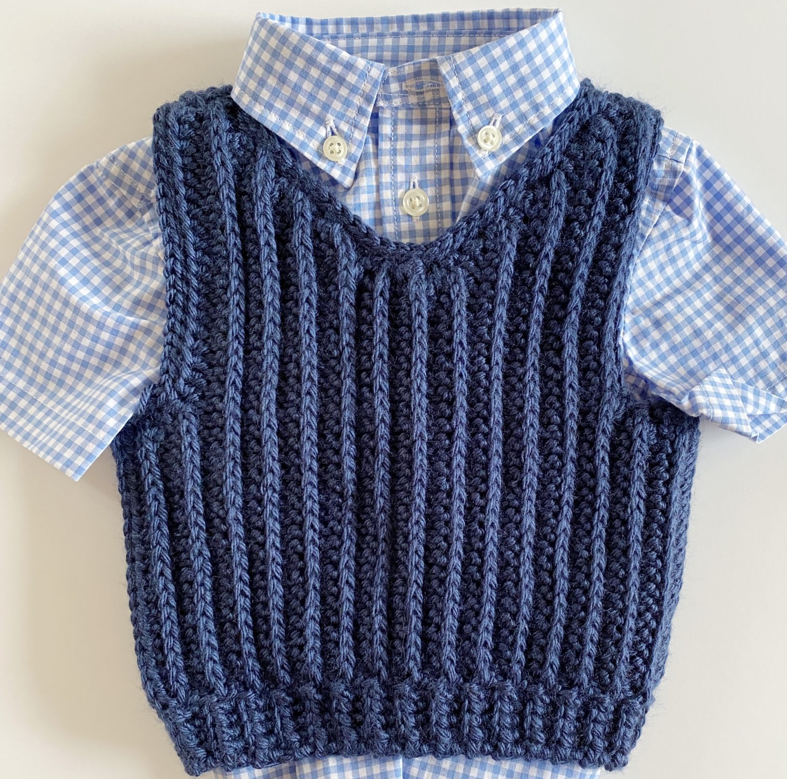 Baby Jack's Easter Vest - Daisy Farm Crafts