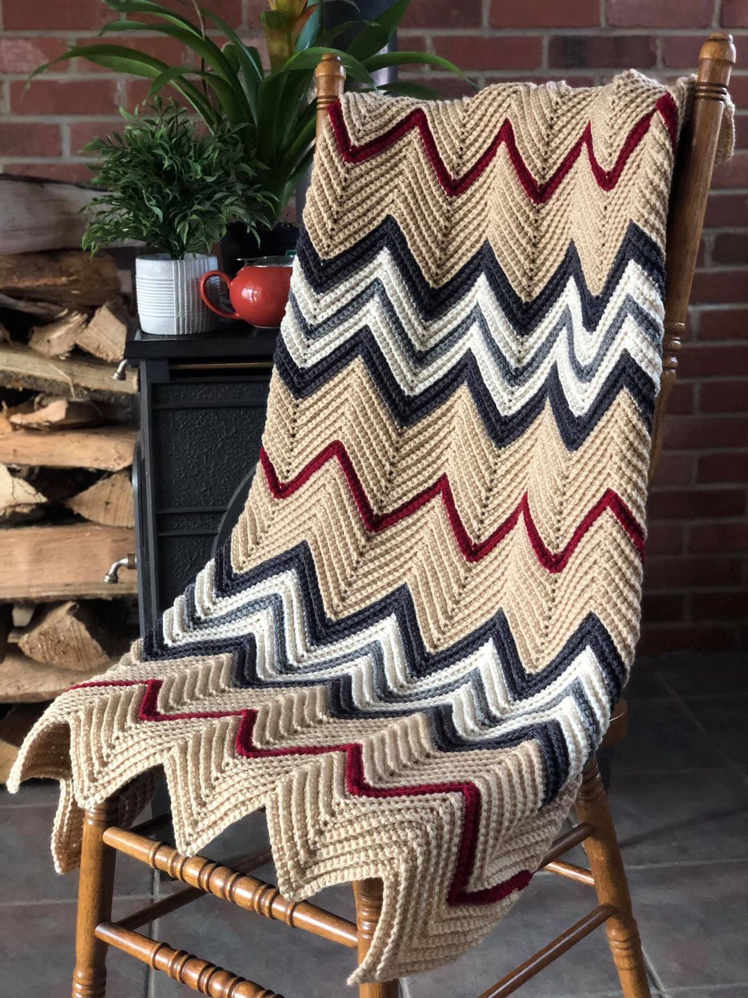 Chevron Blankets by Laurie Richardson - Daisy Farm Crafts