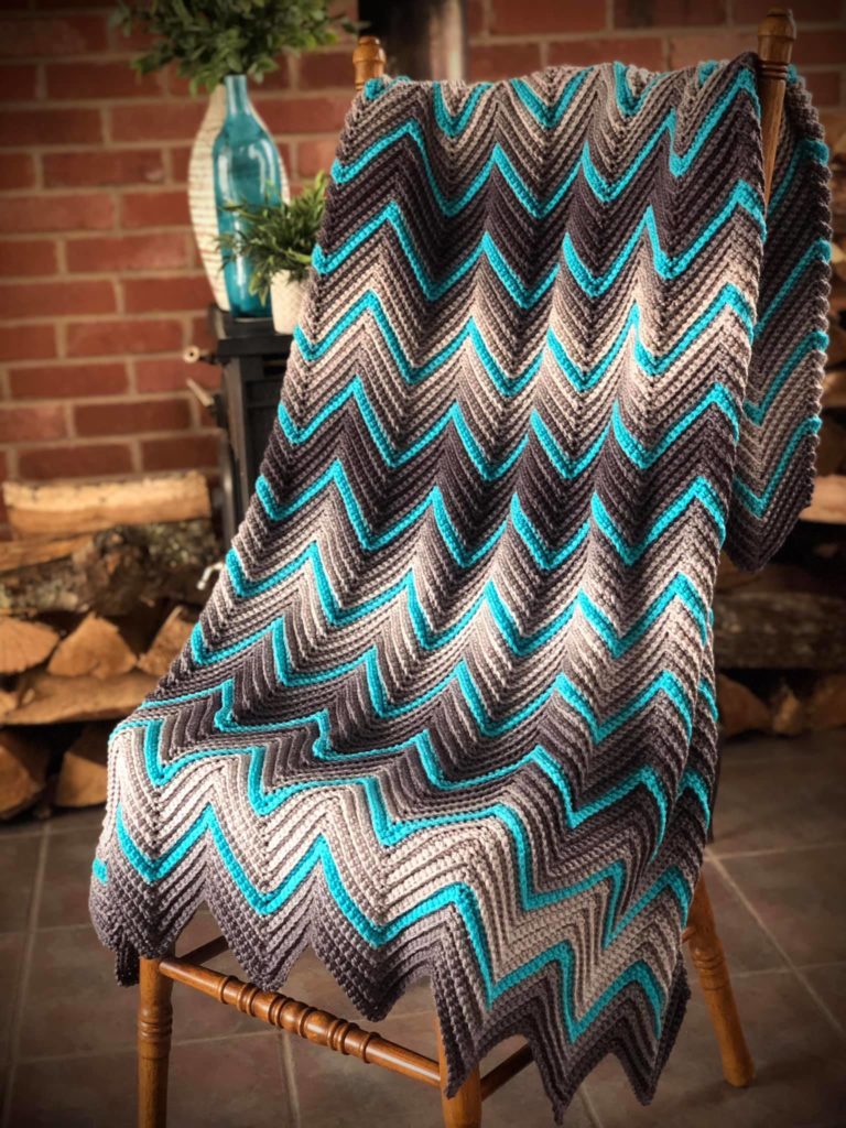 Chevron Blankets by Laurie Richardson - Daisy Farm Crafts