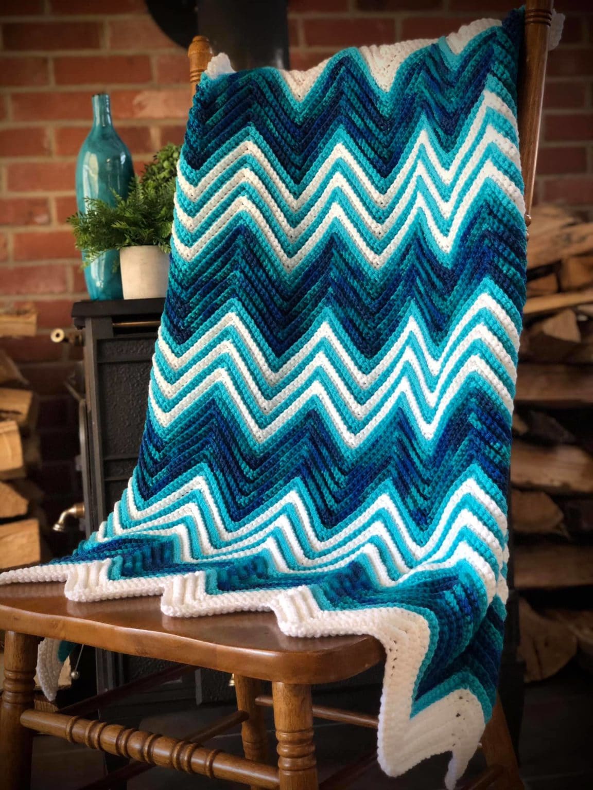 Chevron Blankets by Laurie Richardson - Daisy Farm Crafts