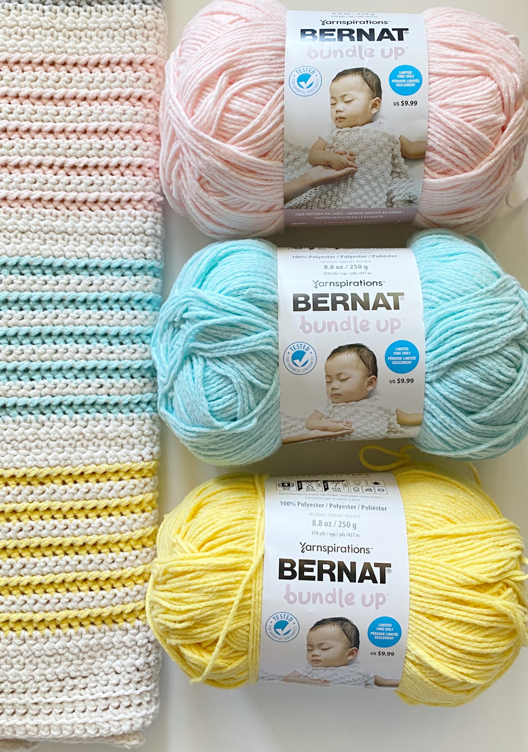 Crochet Bundle Up Stripes Blanket - Daisy Farm Crafts