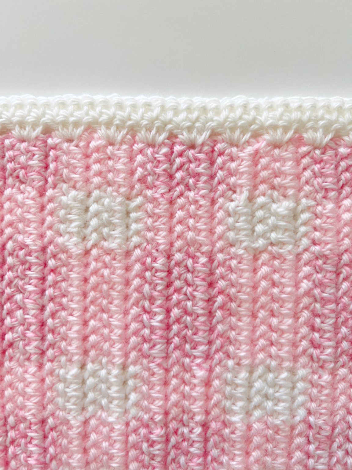 Crochet Pink Plaid Baby Blanket - Daisy Farm Crafts