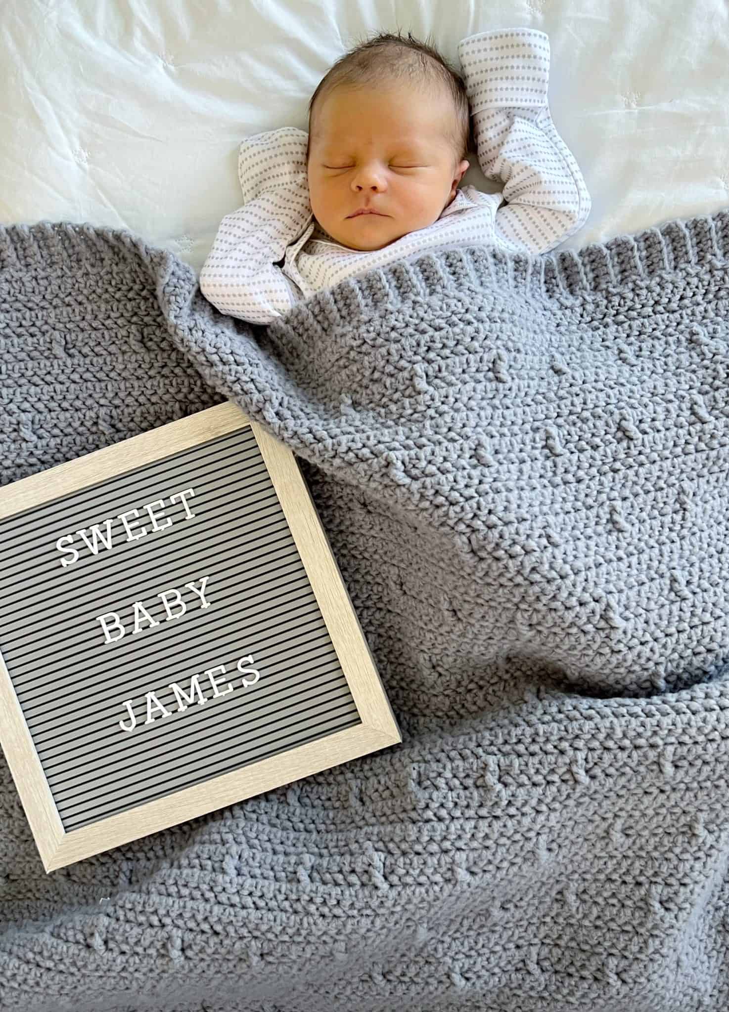 Crochet Raindrops Baby Blanket - Daisy Farm Crafts