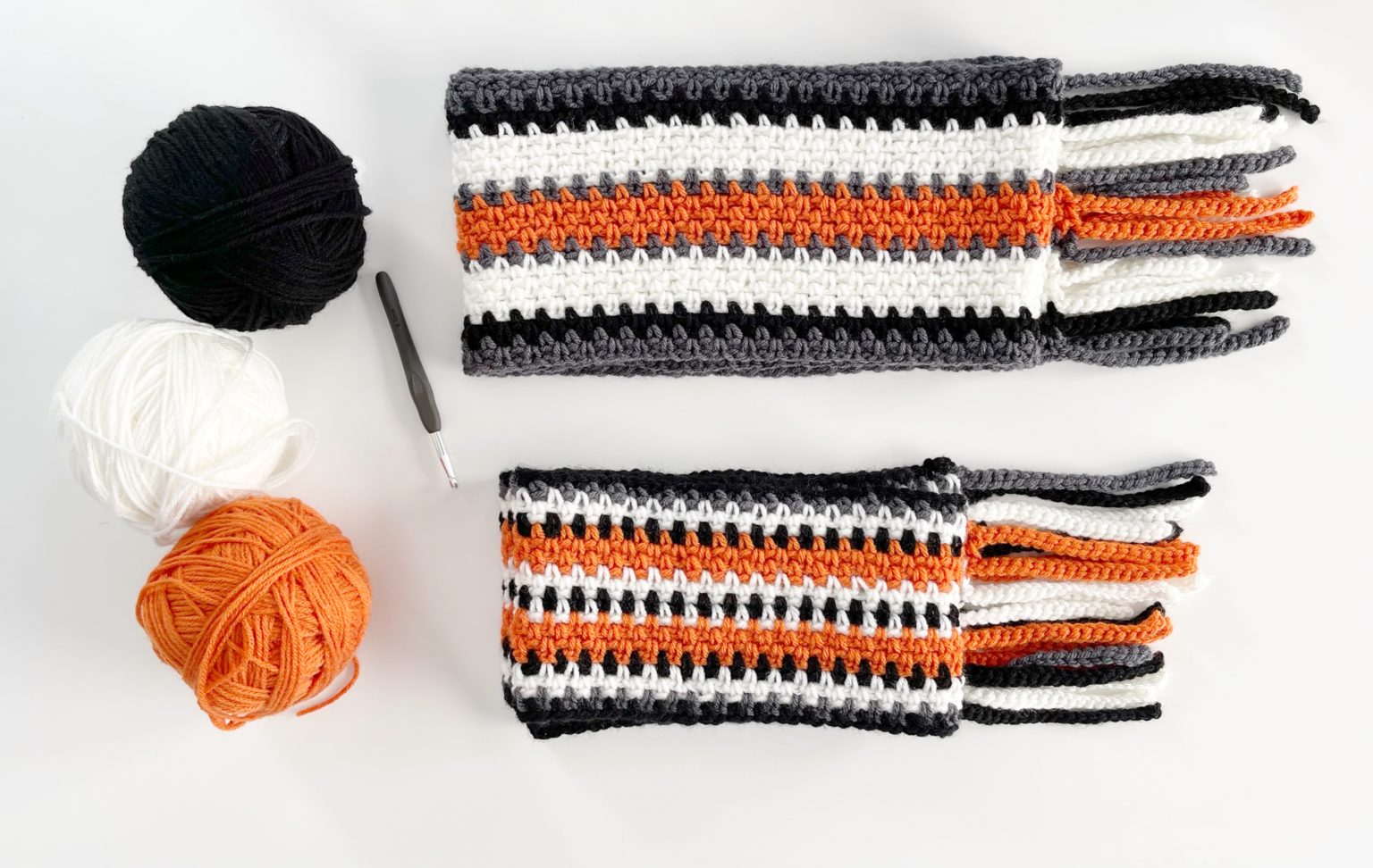 Crochet Fun Fringe Detachable Pom Pom - Daisy Farm Crafts