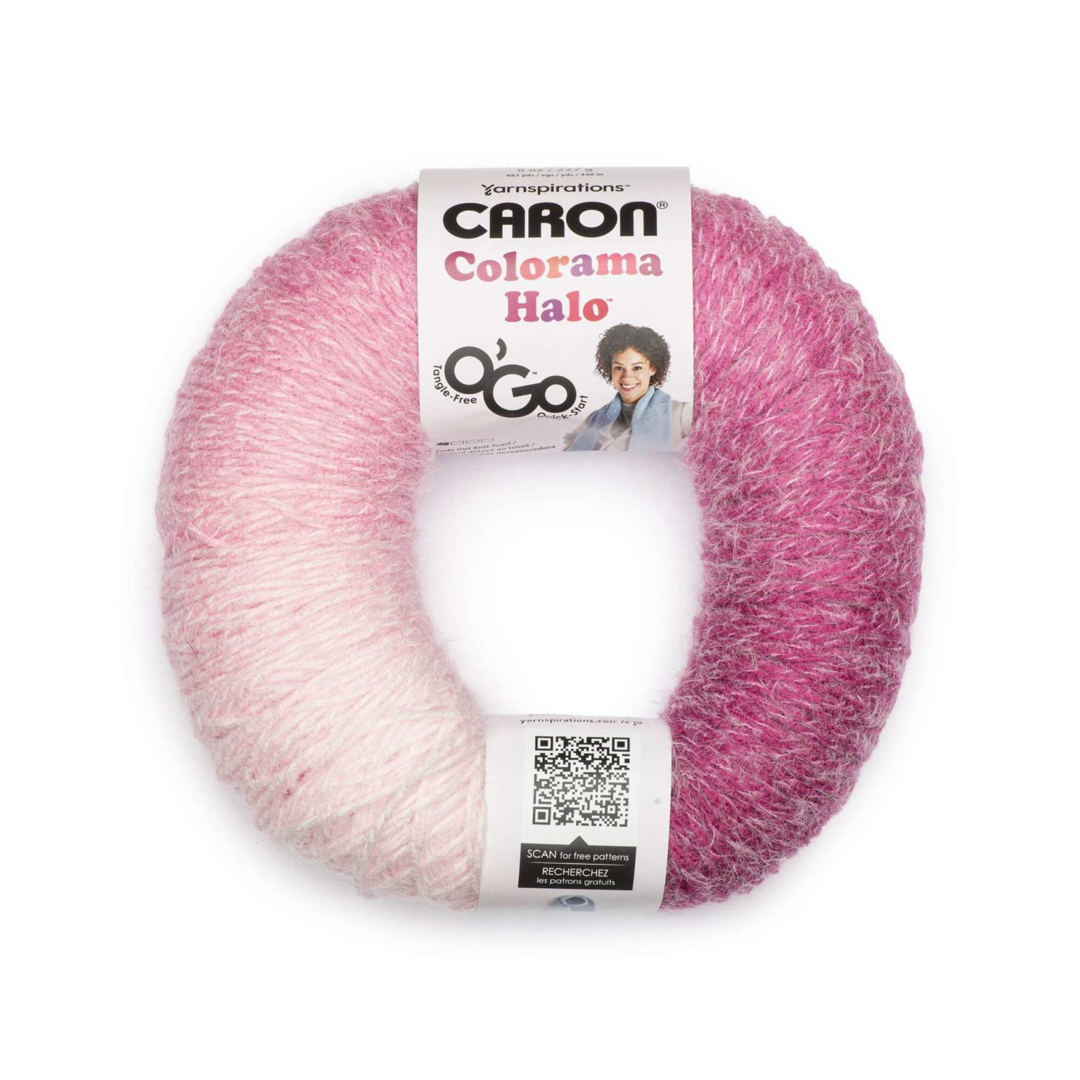 Crochet Caron O'Go Halo Rose Gold Hat and Scarf - Daisy Farm Crafts