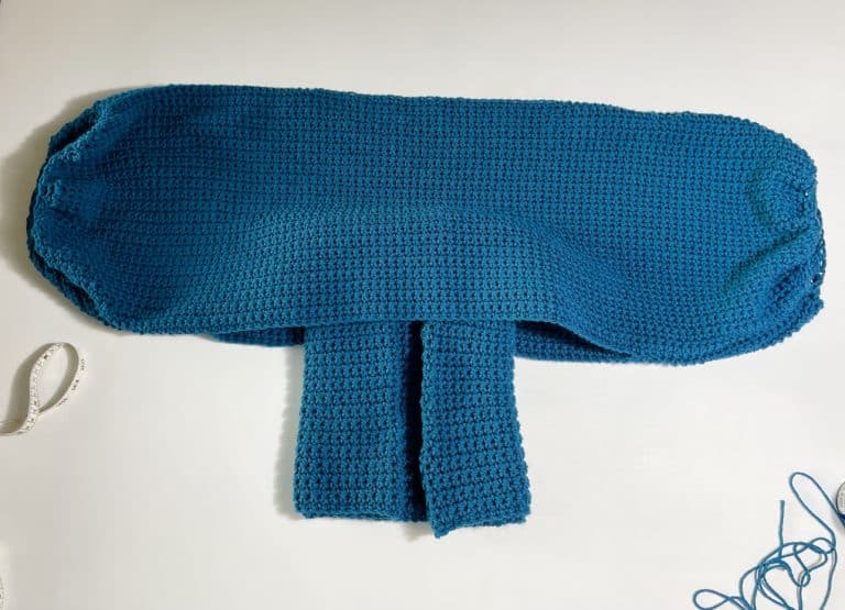 Easy Single Crochet Three Panel Sweater w/ Bubble Sleeves - Daisy Farm ...