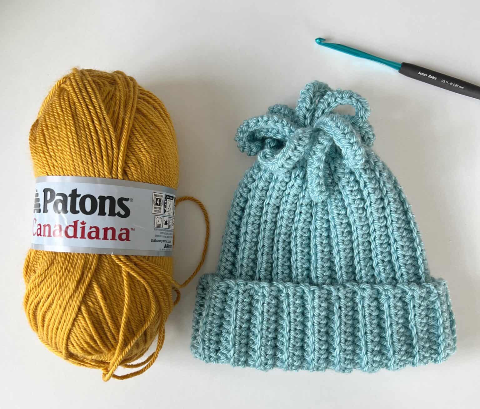 Crochet Ribbed HDC Fun Fringe Hat - Daisy Farm Crafts