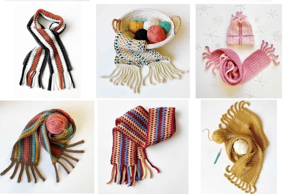 Crochet Fringe Ideas for Scarves - Daisy Farm Crafts