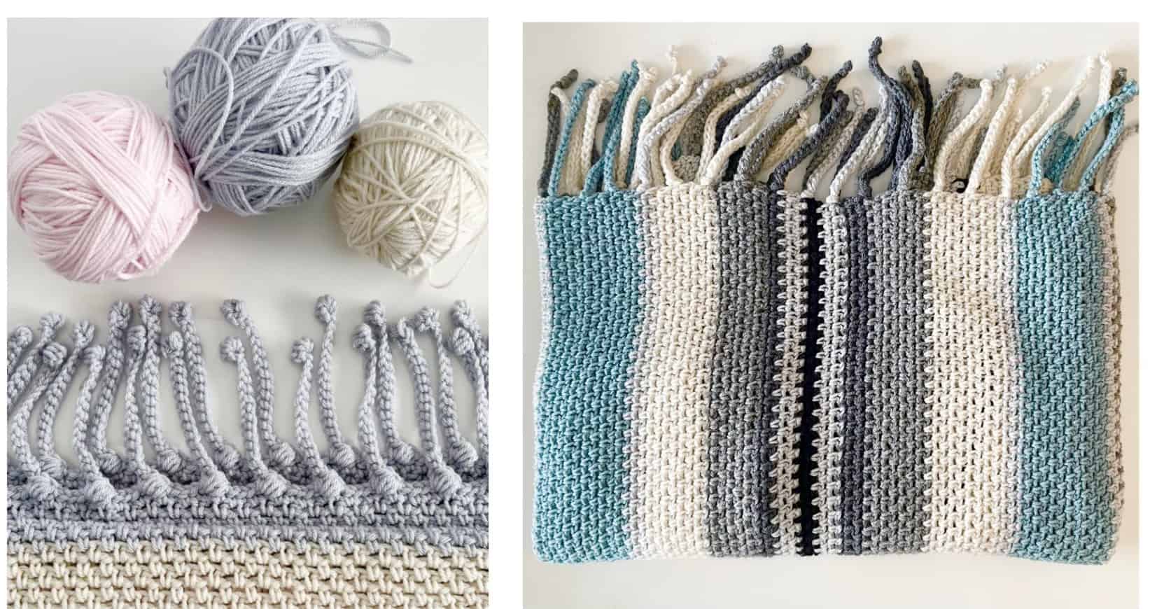 Crochet Fringe Ideas for Scarves - Daisy Farm Crafts