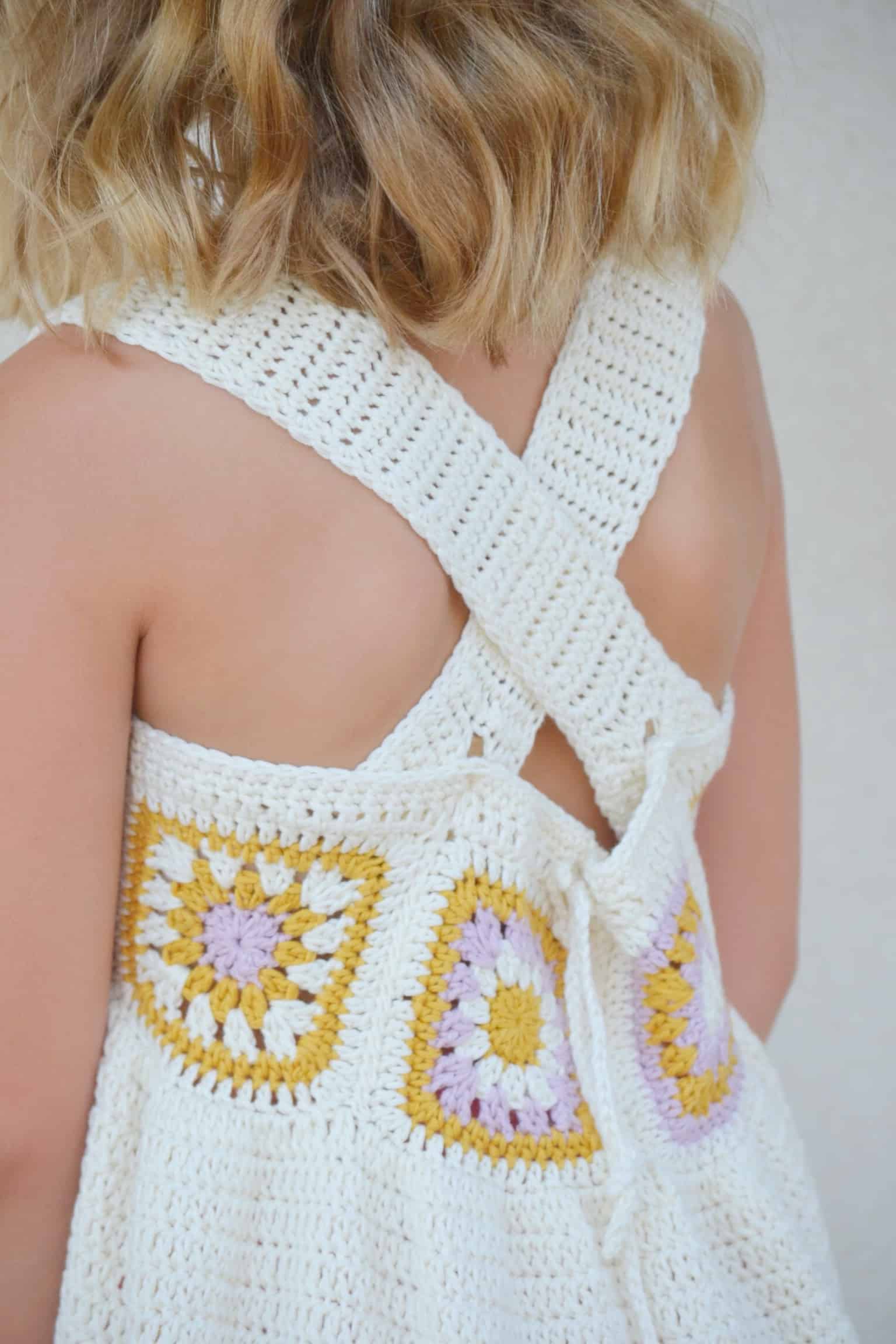 Crochet Baby Boho Sundress - Daisy Farm Crafts