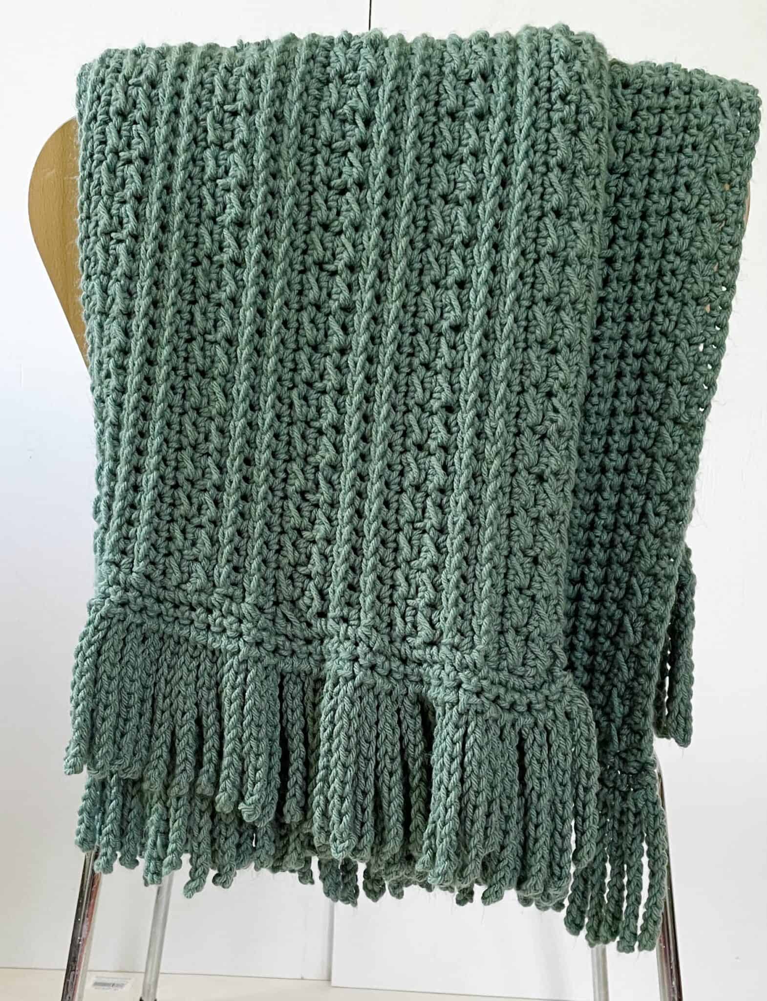 Crochet Mock Cable Sister Throw - Daisy Farm Crafts