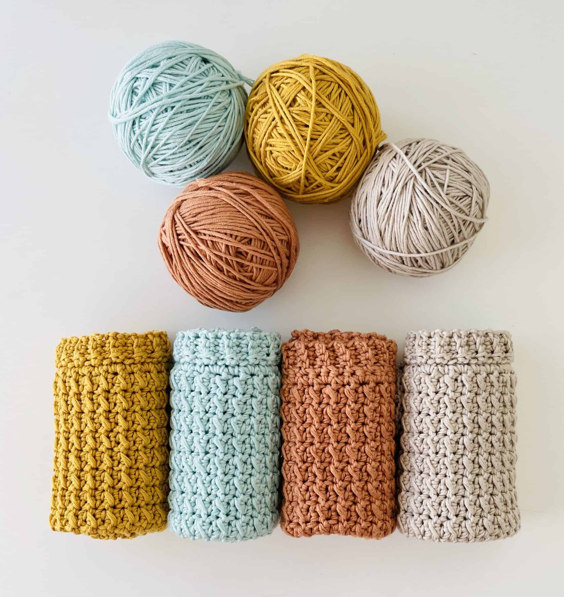Crochet Beach Waves Dishcloth - Daisy Farm Crafts