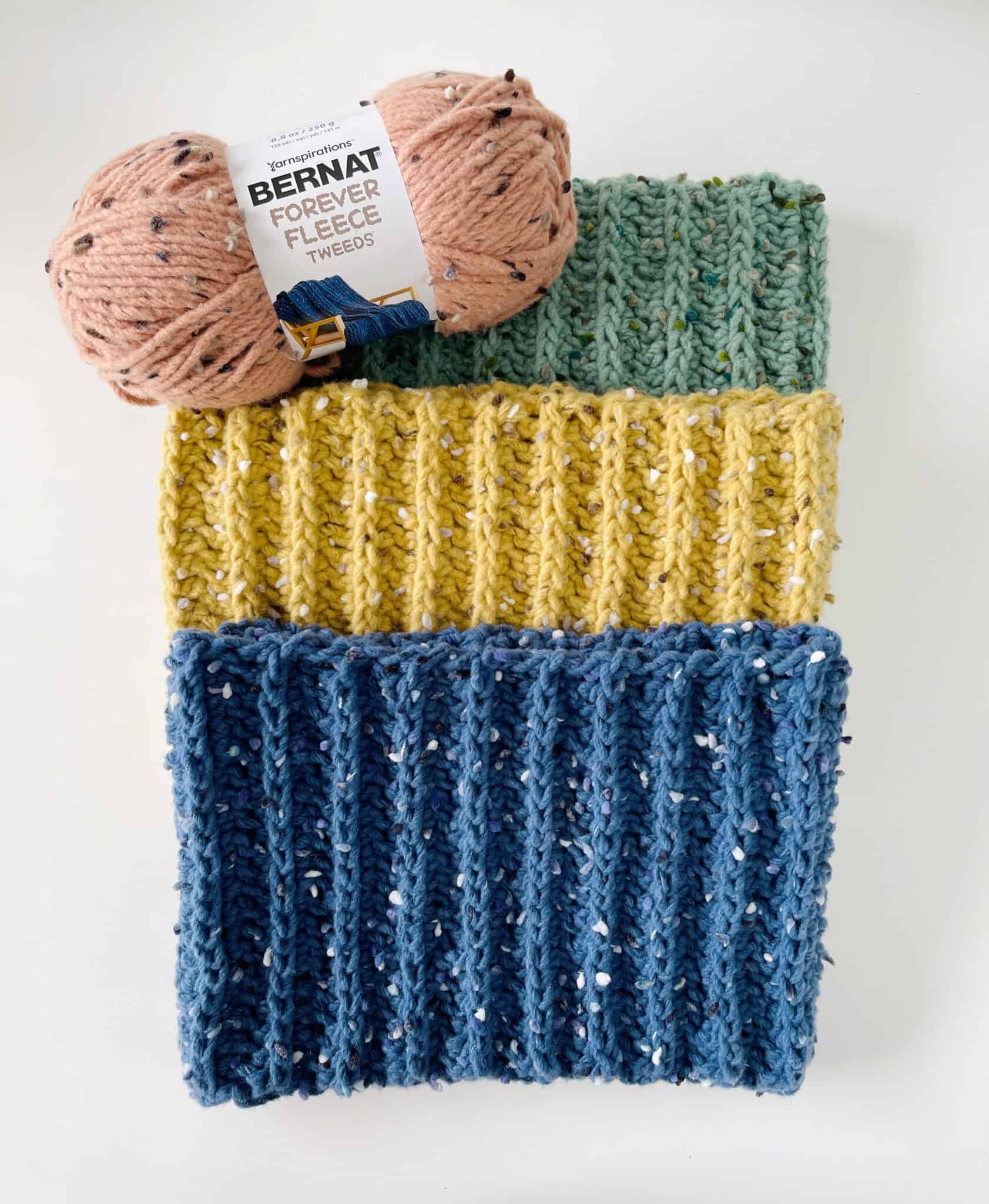 Crochet Chunky Tweed Cowl - Daisy Farm Crafts