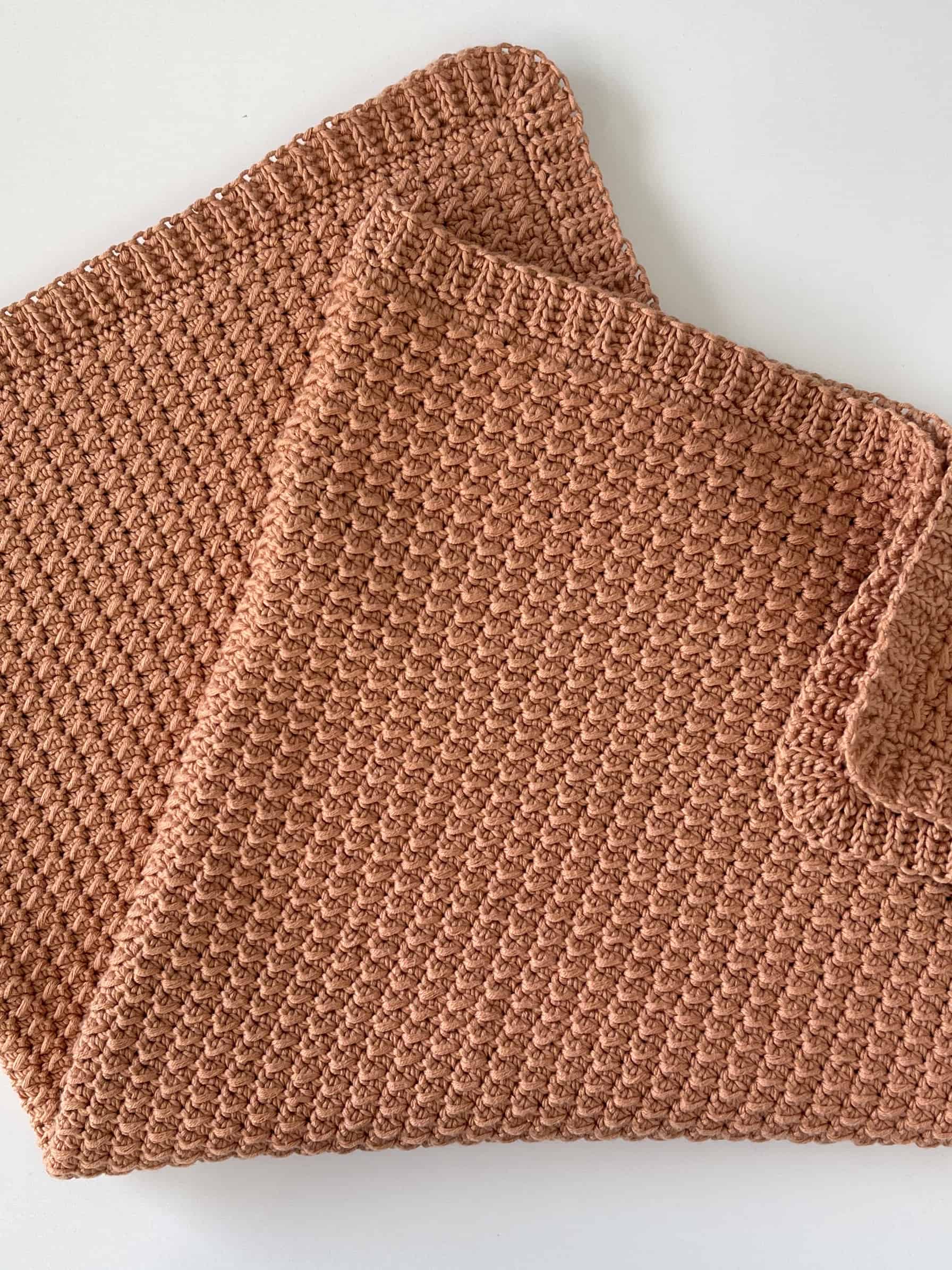 Crochet Simple Sandstone Baby Blanket - Daisy Farm Crafts