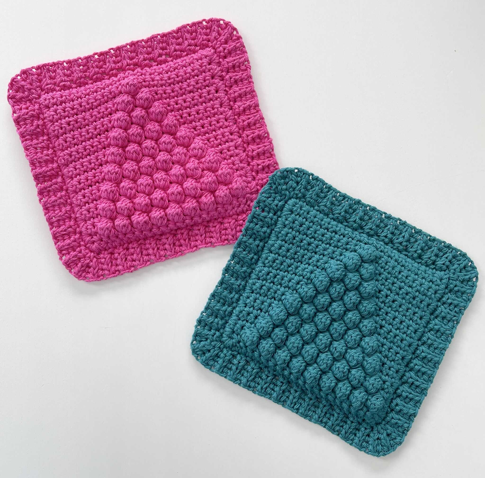 Crochet Holiday Bobble Tree Hot Pad - Daisy Farm Crafts