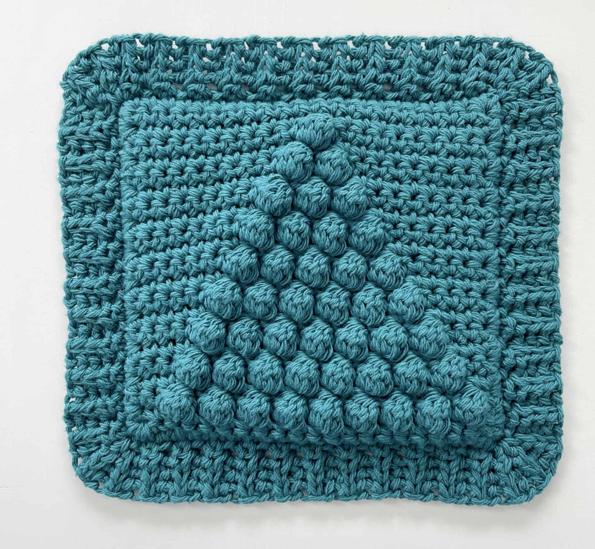 Crochet Holiday Bobble Tree Hot Pad - Daisy Farm Crafts