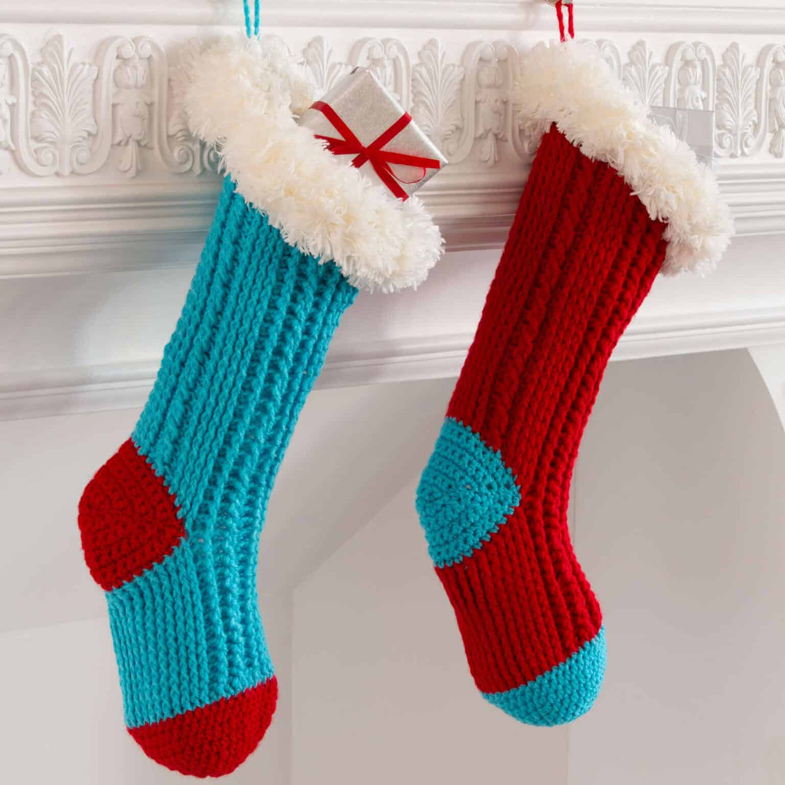 30 Free Crochet Christmas Stocking Patterns - Daisy Farm Crafts