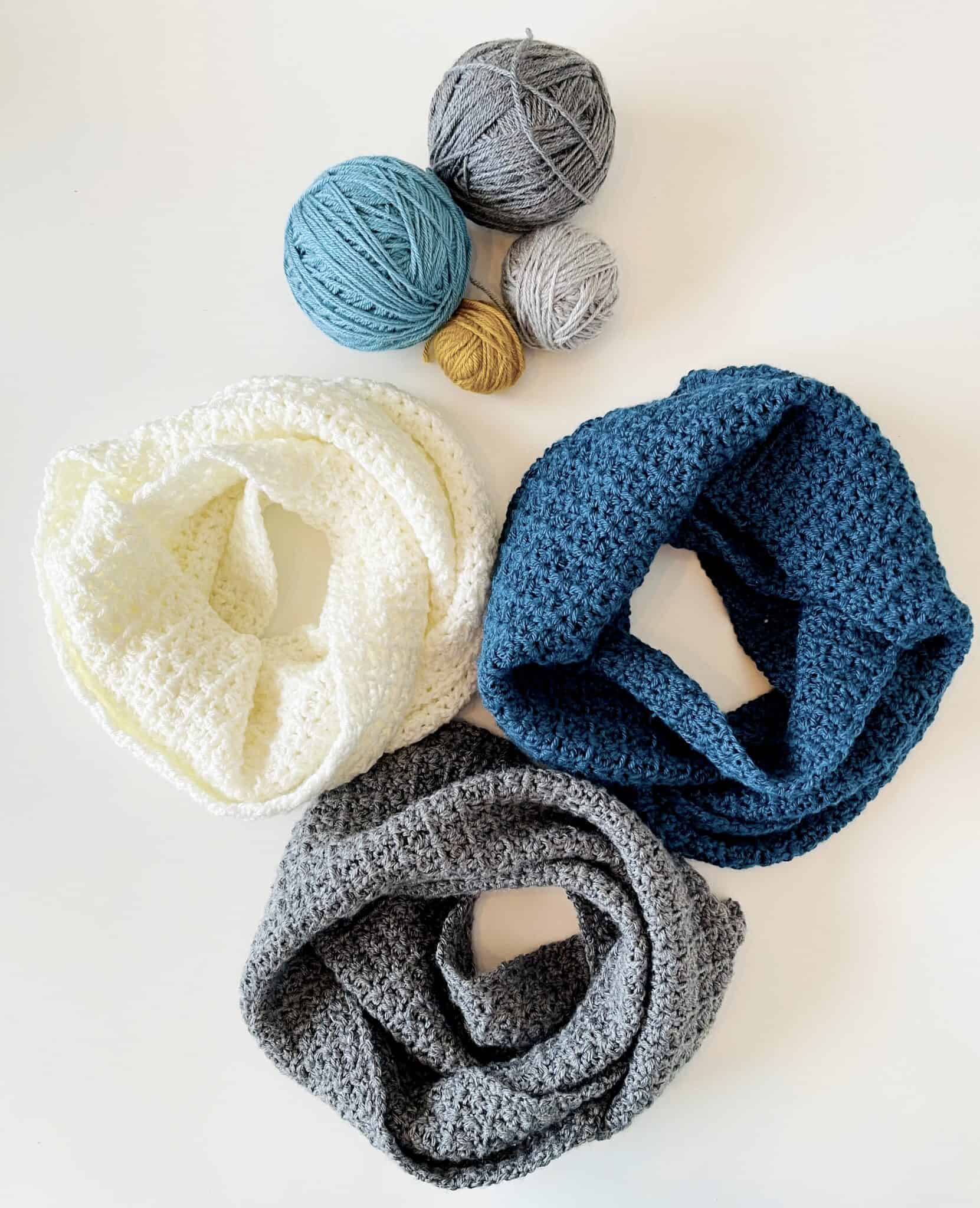 Easy Crochet V-Stitch Infinity Scarf - Daisy Farm Crafts