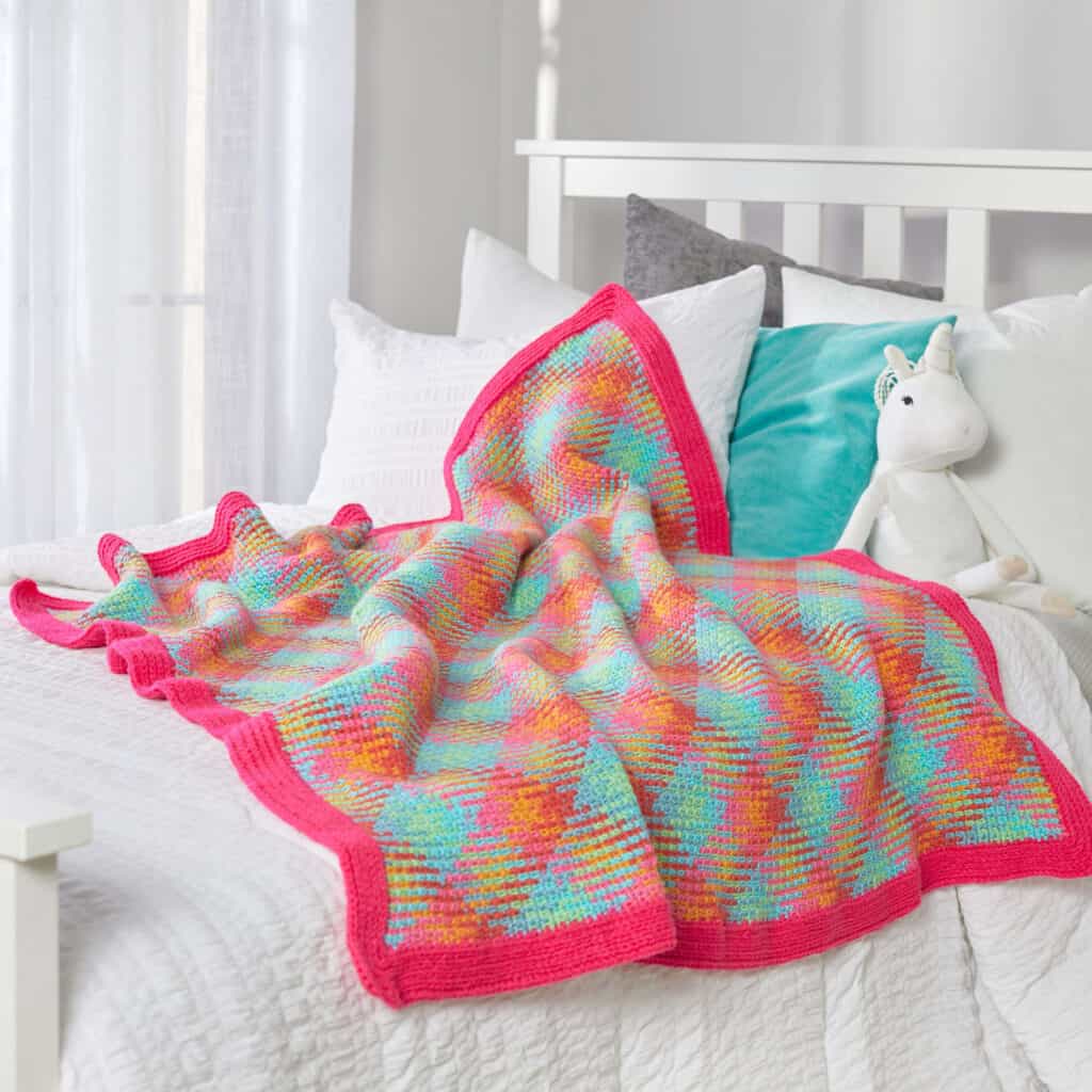 25 Free and Fun Crochet Blankets for Kids! - Daisy Farm Crafts