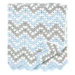 Crochet Ocean Waves Baby Blanket - Daisy Farm Crafts