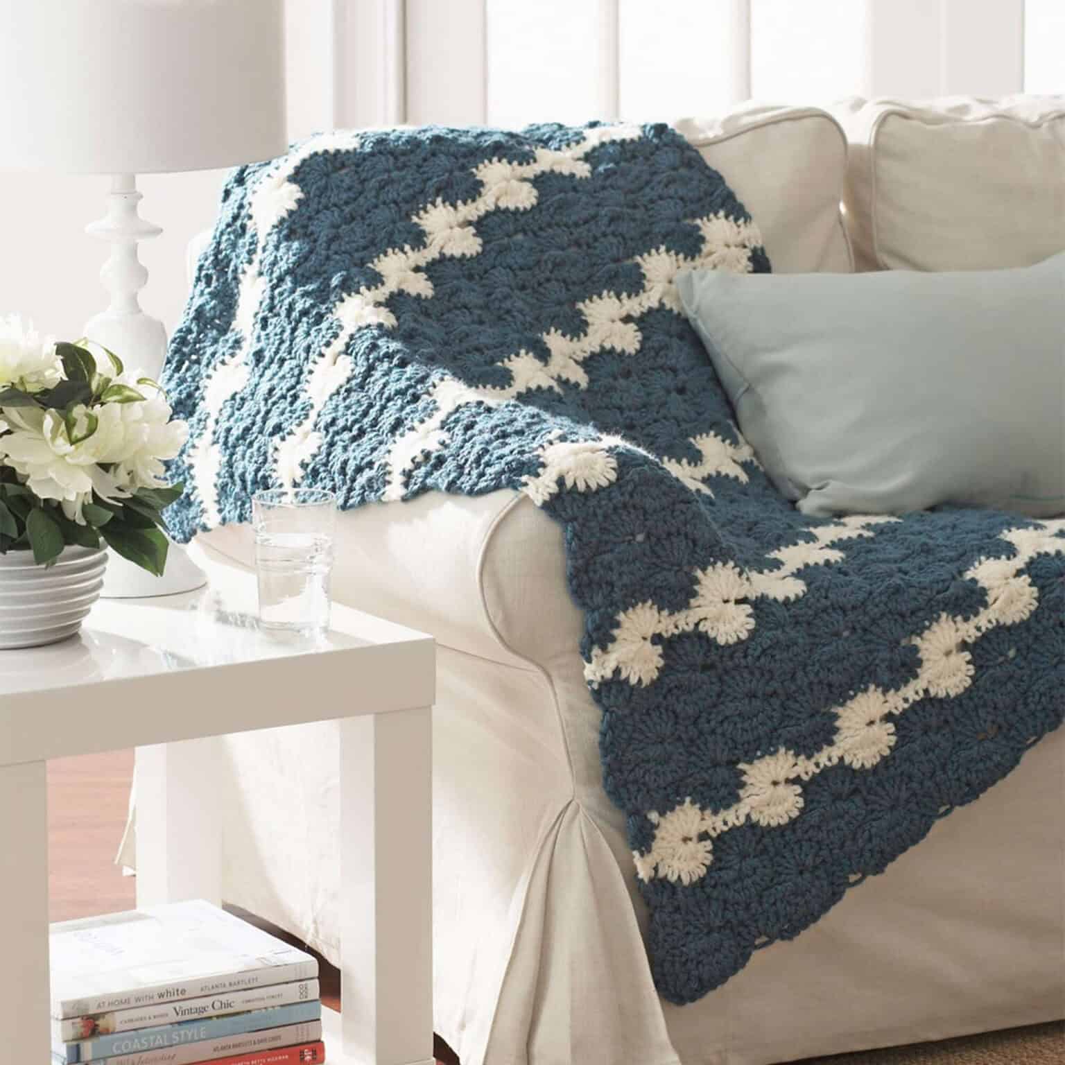50 Free Crochet Chevron, Ripple, Wave, and Zig Zag Blanket Pattern ...