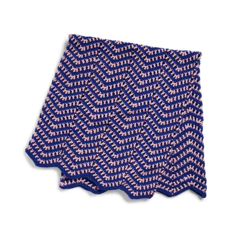 50 Free Crochet Chevron, Ripple, Wave, and Zig Zag Blanket Pattern ...