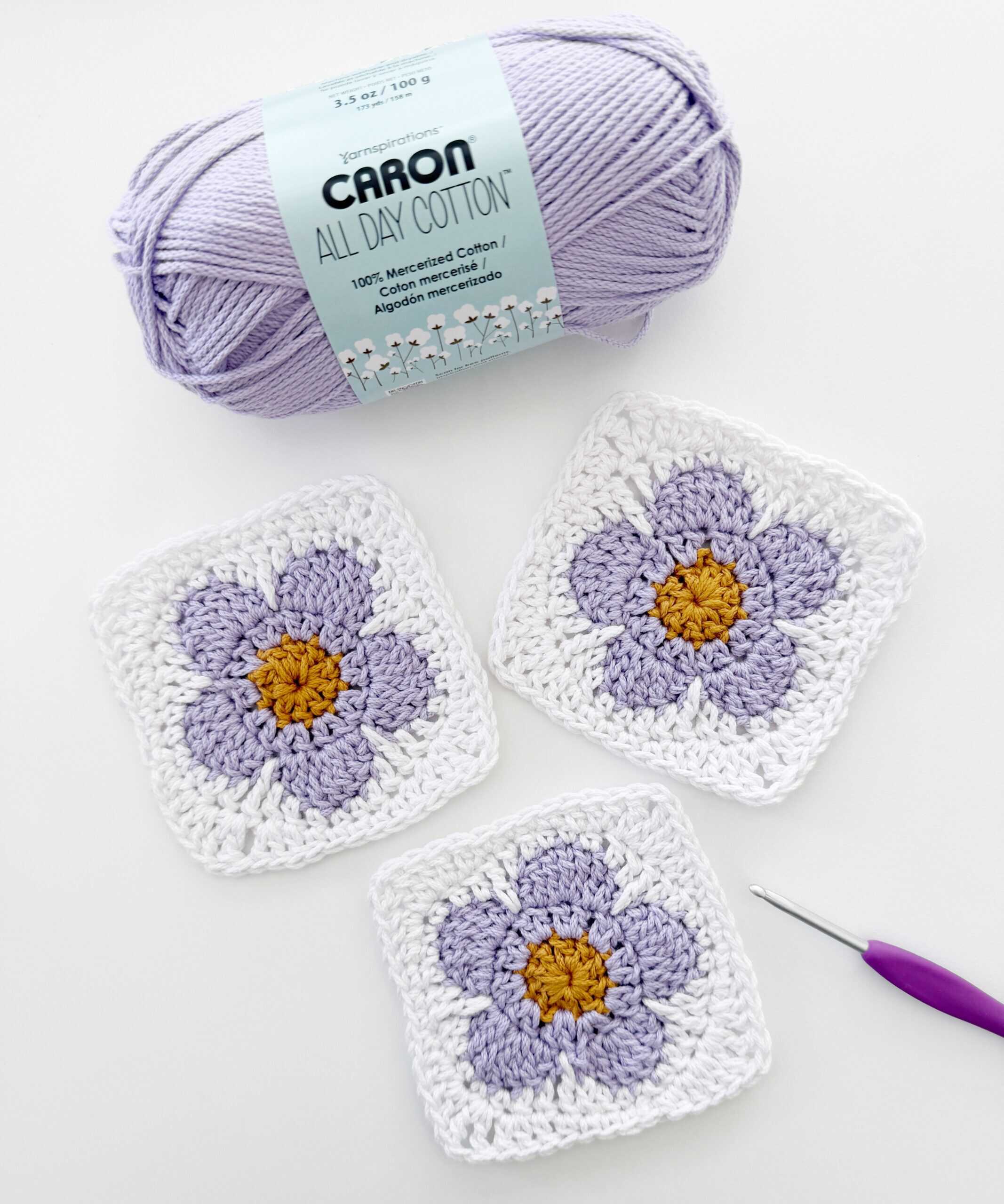 Crochet Field of Daisies Square - Daisy Farm Crafts