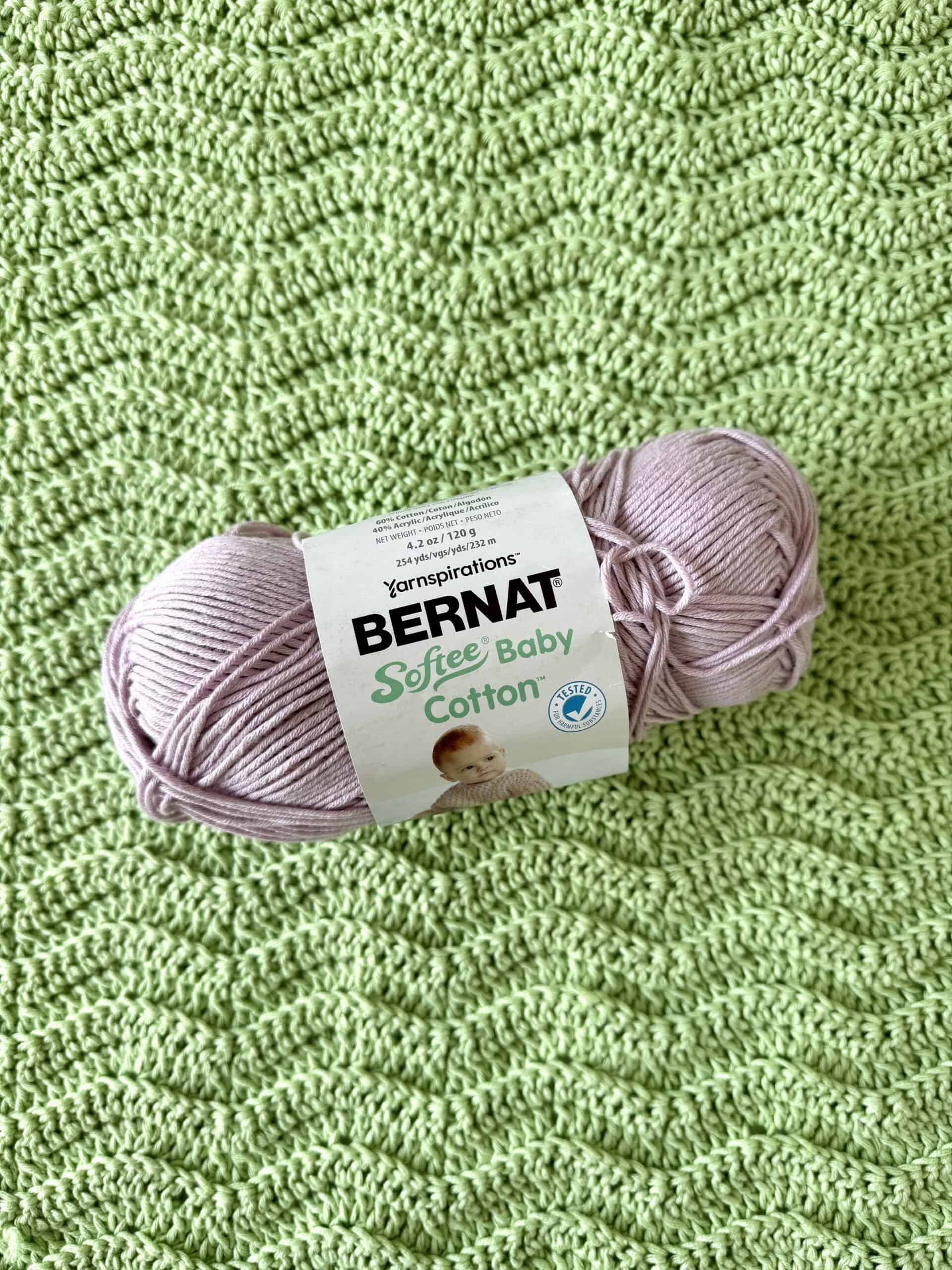 Crochet Back Loop Simple Ripple Baby Blanket - Daisy Farm Crafts