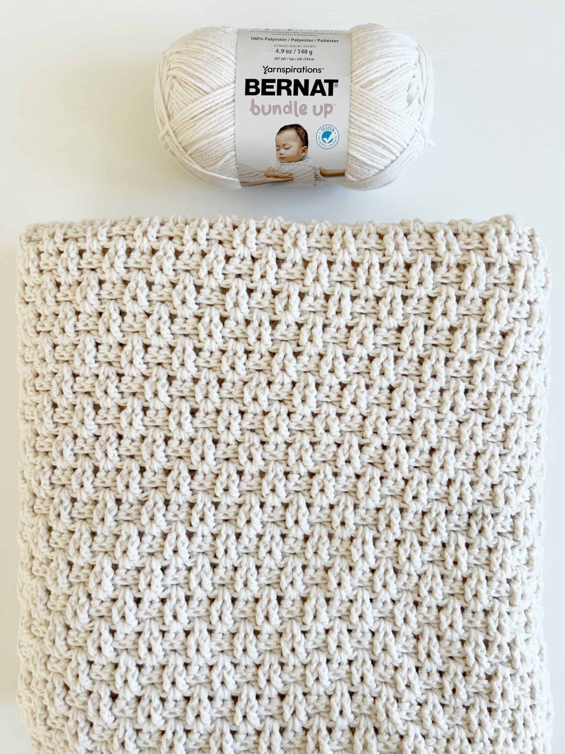 Crochet Diamond Weave Throw - Daisy Farm Crafts