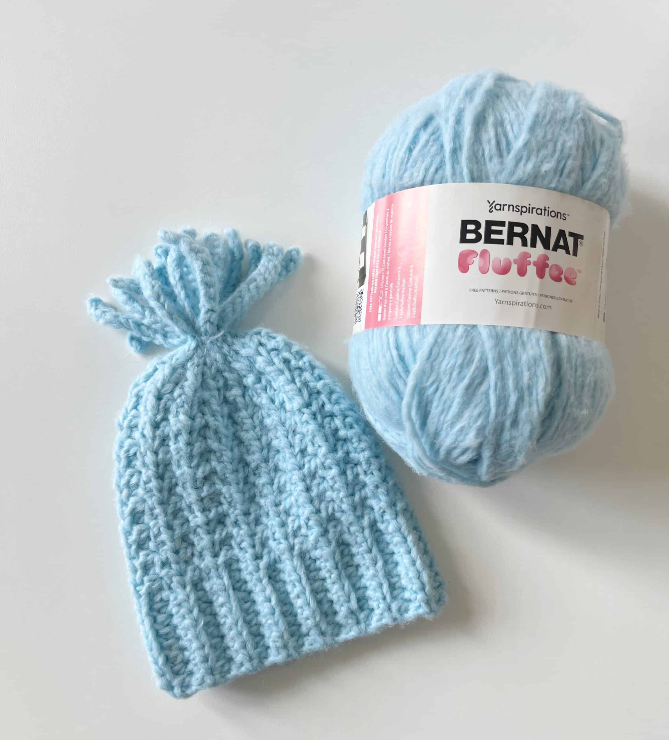 Crochet Even Mixed Loop Hat with Fun Fringe - Daisy Farm Crafts