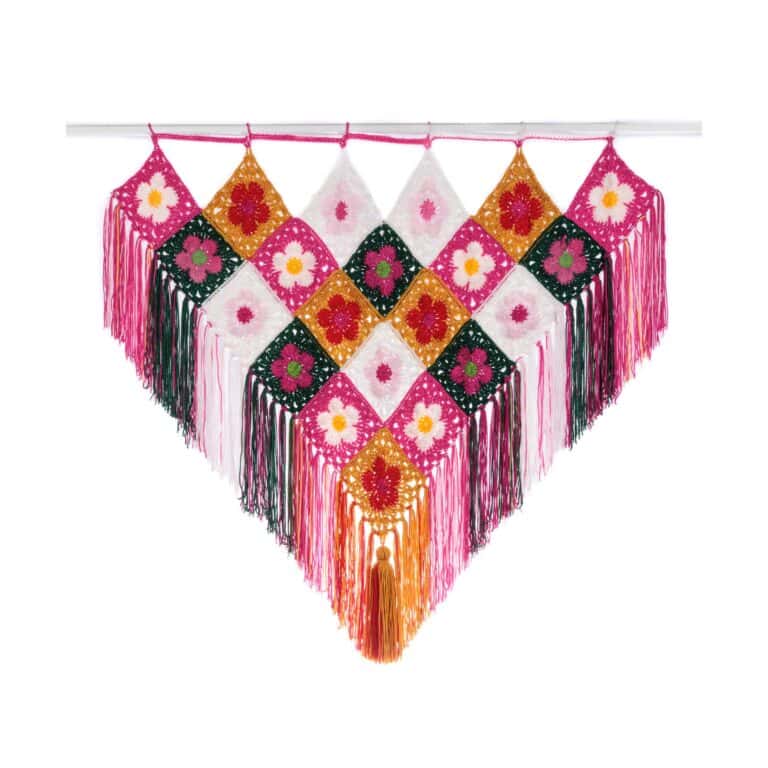 New! Red Heart Flower Power Square - Daisy Farm Crafts