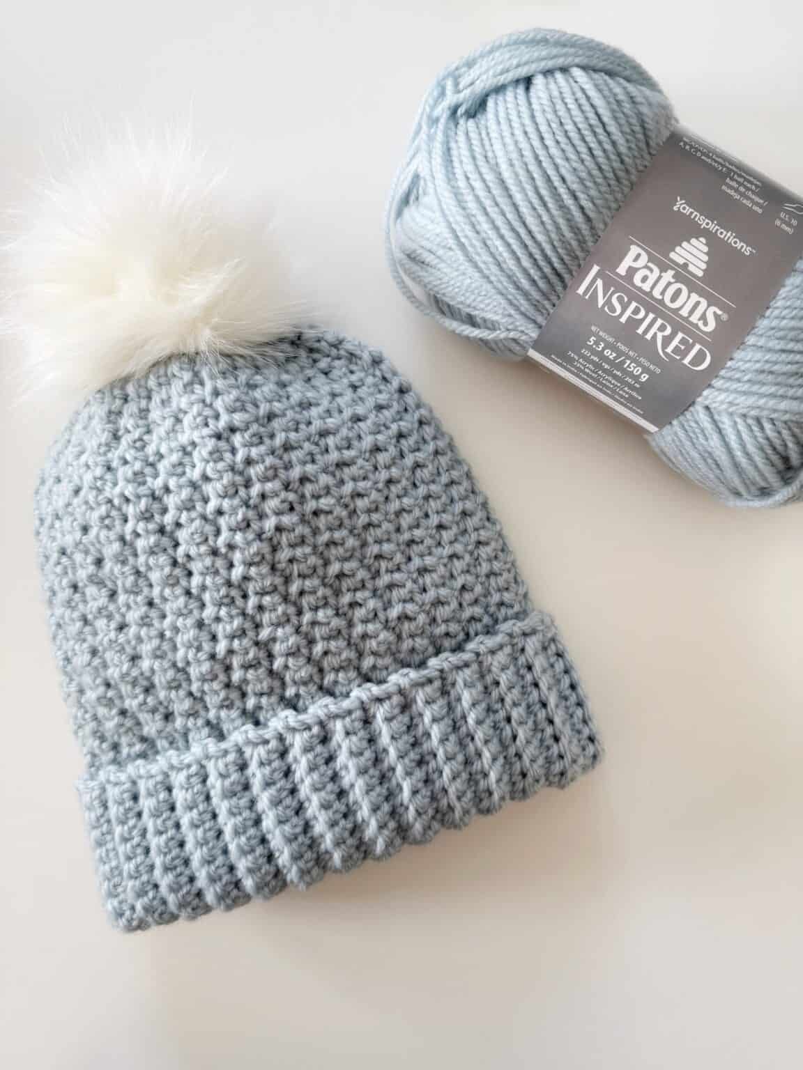 Crochet Maude Hat Made with Patons Inspired - Daisy Farm Crafts