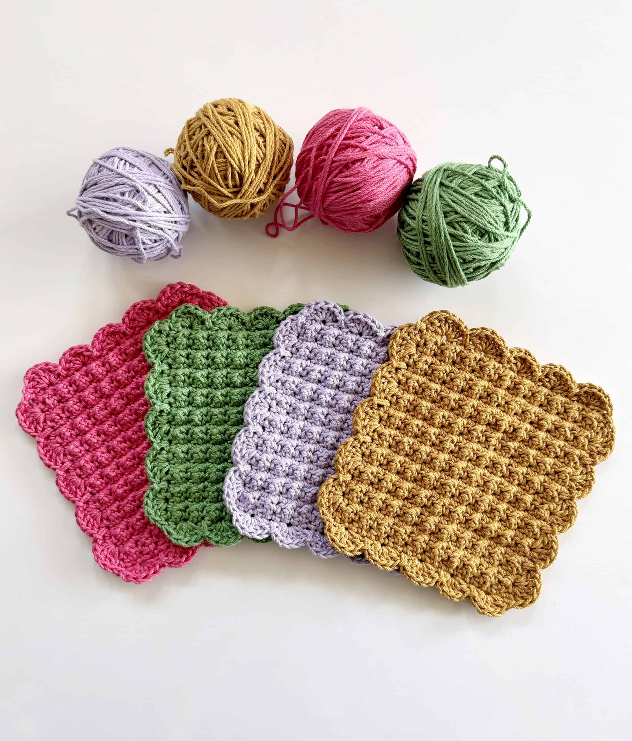 Crochet Cotton Bloom Dishcloths - Daisy Farm Crafts