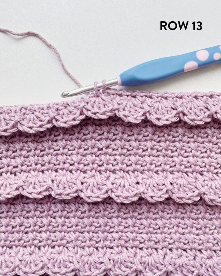 Crochet Ruffle Rows Baby Blanket - Daisy Farm Crafts