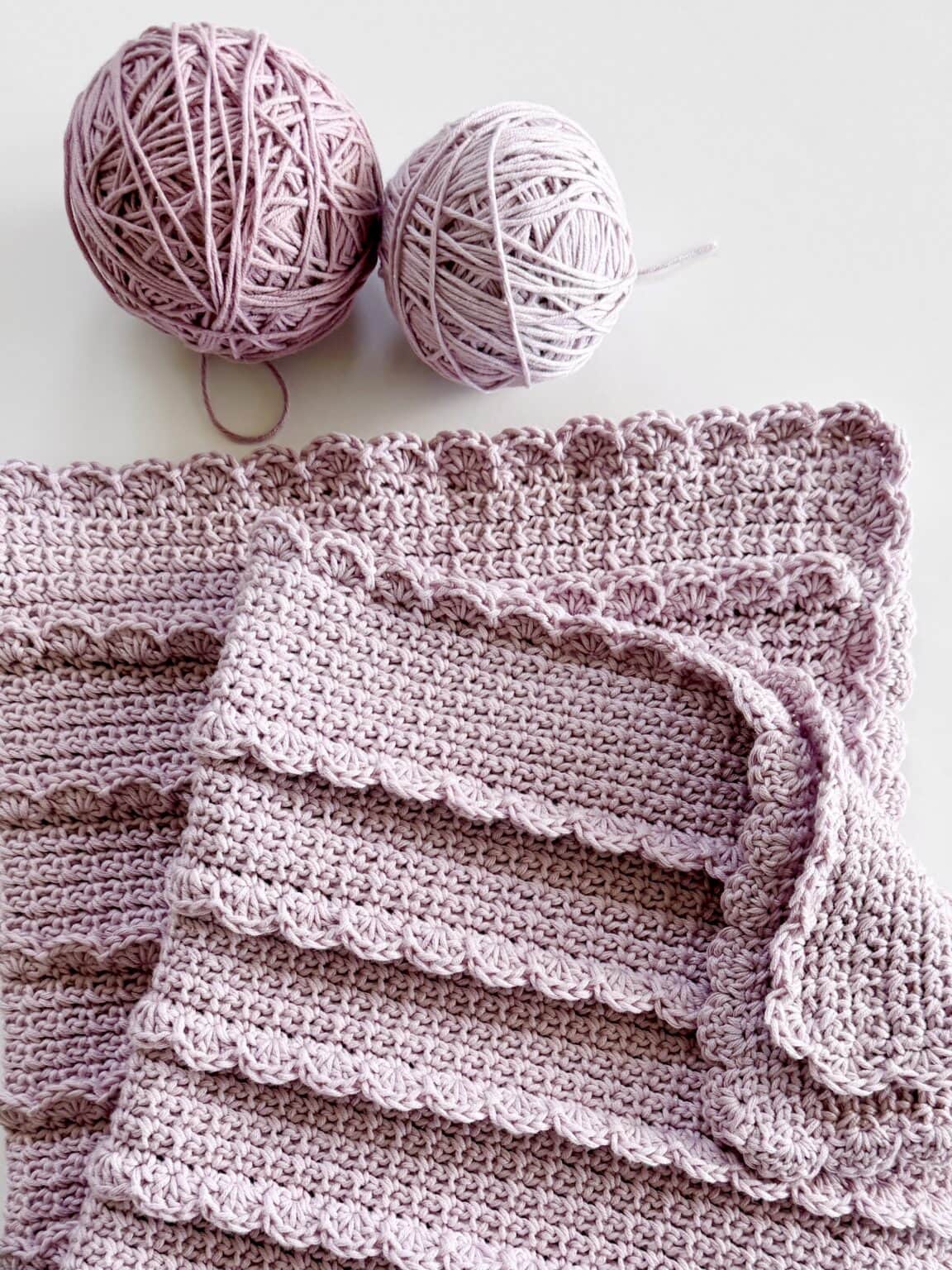 Crochet Ruffle Rows Baby Blanket - Daisy Farm Crafts