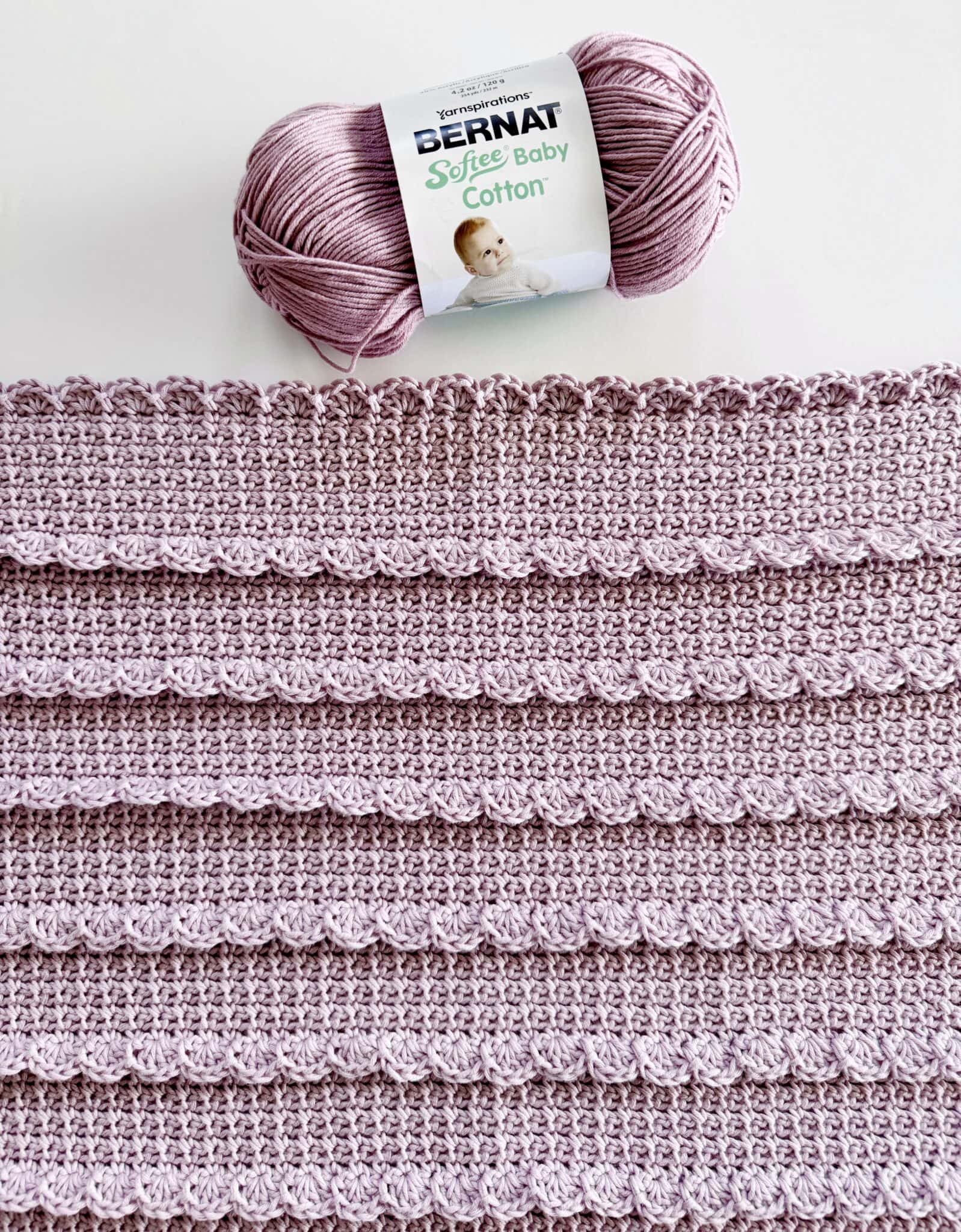 Crochet Ruffle Rows Baby Blanket - Daisy Farm Crafts