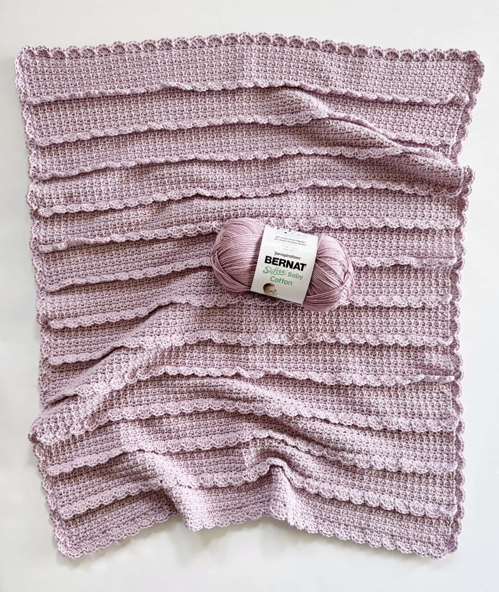 Crochet Colorful Ruffle Rows Baby Blanket - Daisy Farm Crafts