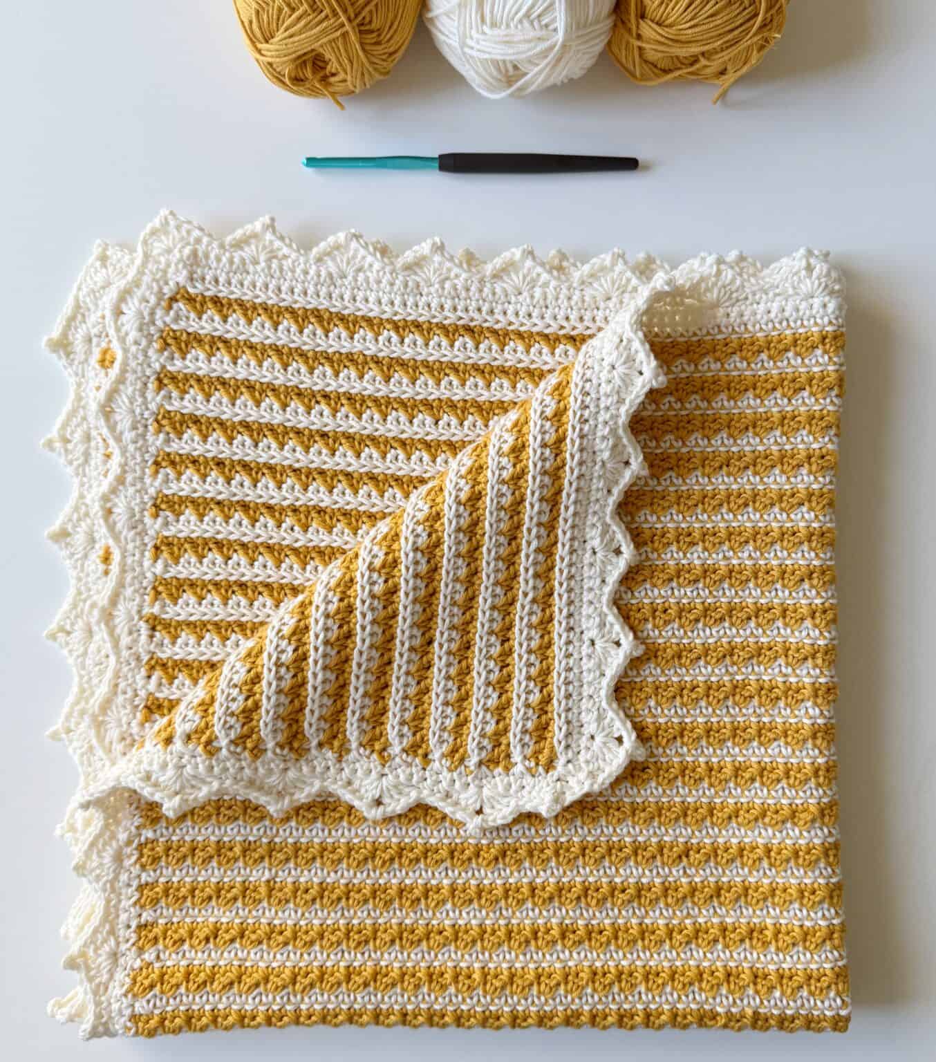 Crochet Cottage Lace Blanket - Daisy Farm Crafts