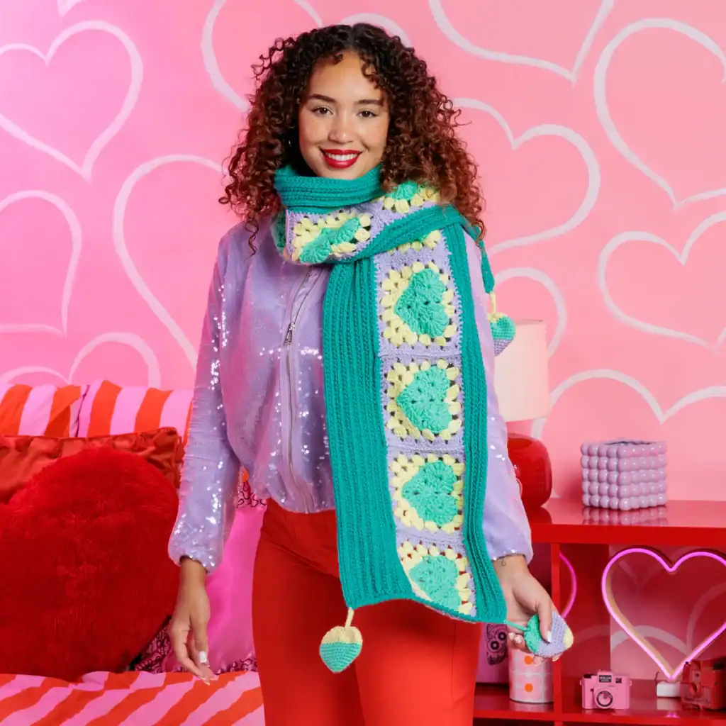 New! Red Heart All in One Sweet Hearts Yarn - Daisy Farm Crafts